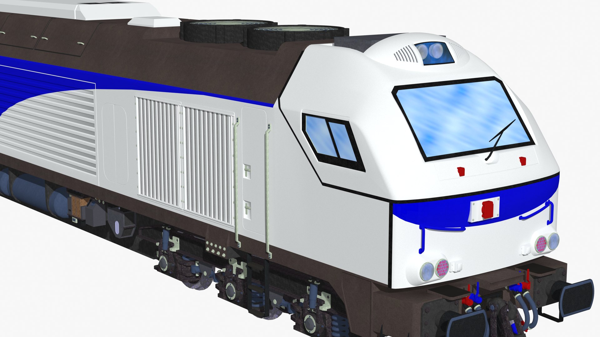 Stadler Euro 4000 Diesel-electric Locomotive 3D Model - TurboSquid 2197029