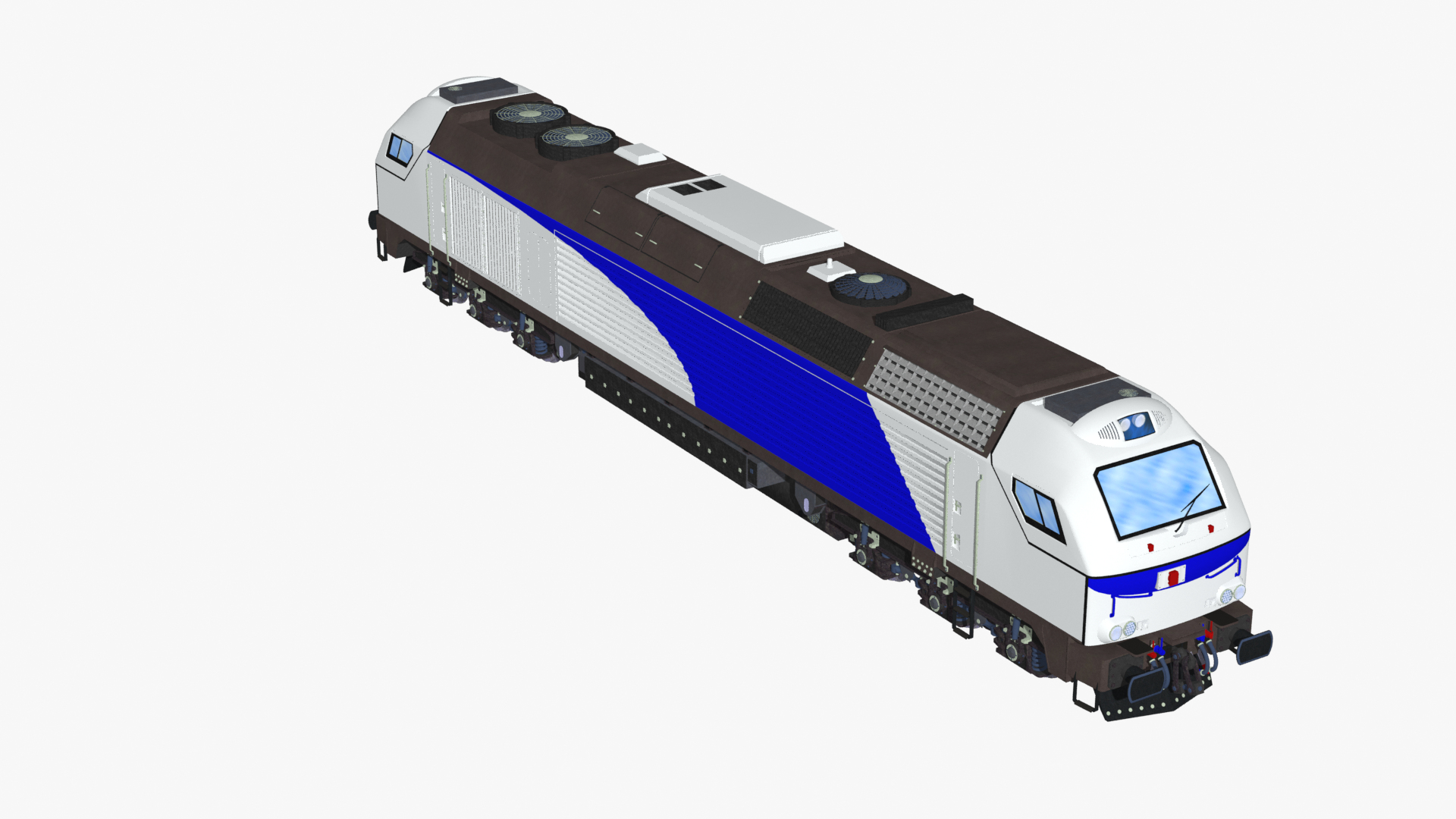 Stadler Euro 4000 Diesel-electric Locomotive 3D Model - TurboSquid 2197029