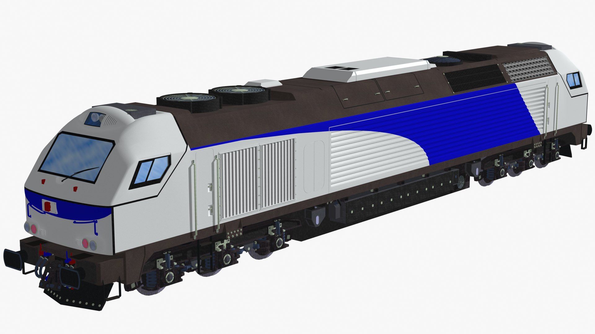 Stadler Euro 4000 Diesel-electric Locomotive 3D Model - TurboSquid 2197029