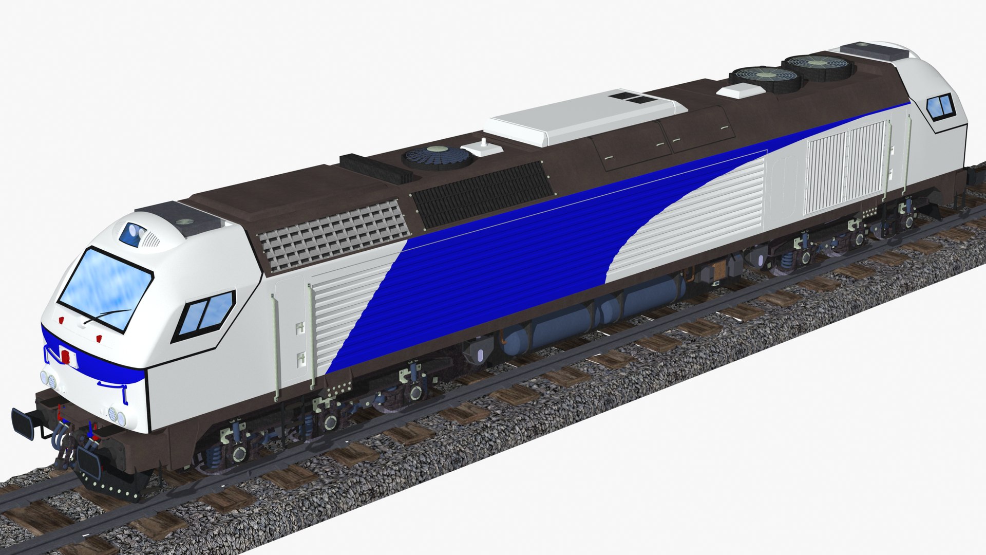 Stadler Euro 4000 Diesel-electric Locomotive 3D Model - TurboSquid 2197029