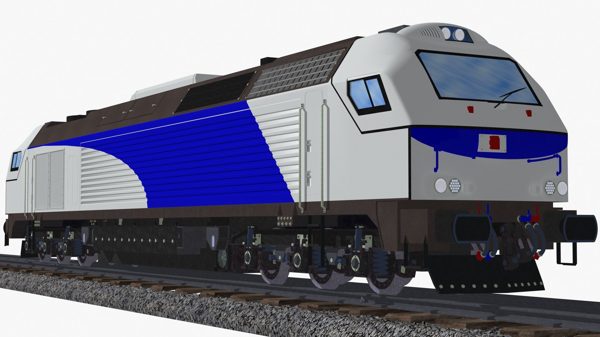 Stadler Euro 4000 Diesel-electric Locomotive 3D Model - TurboSquid 2197029