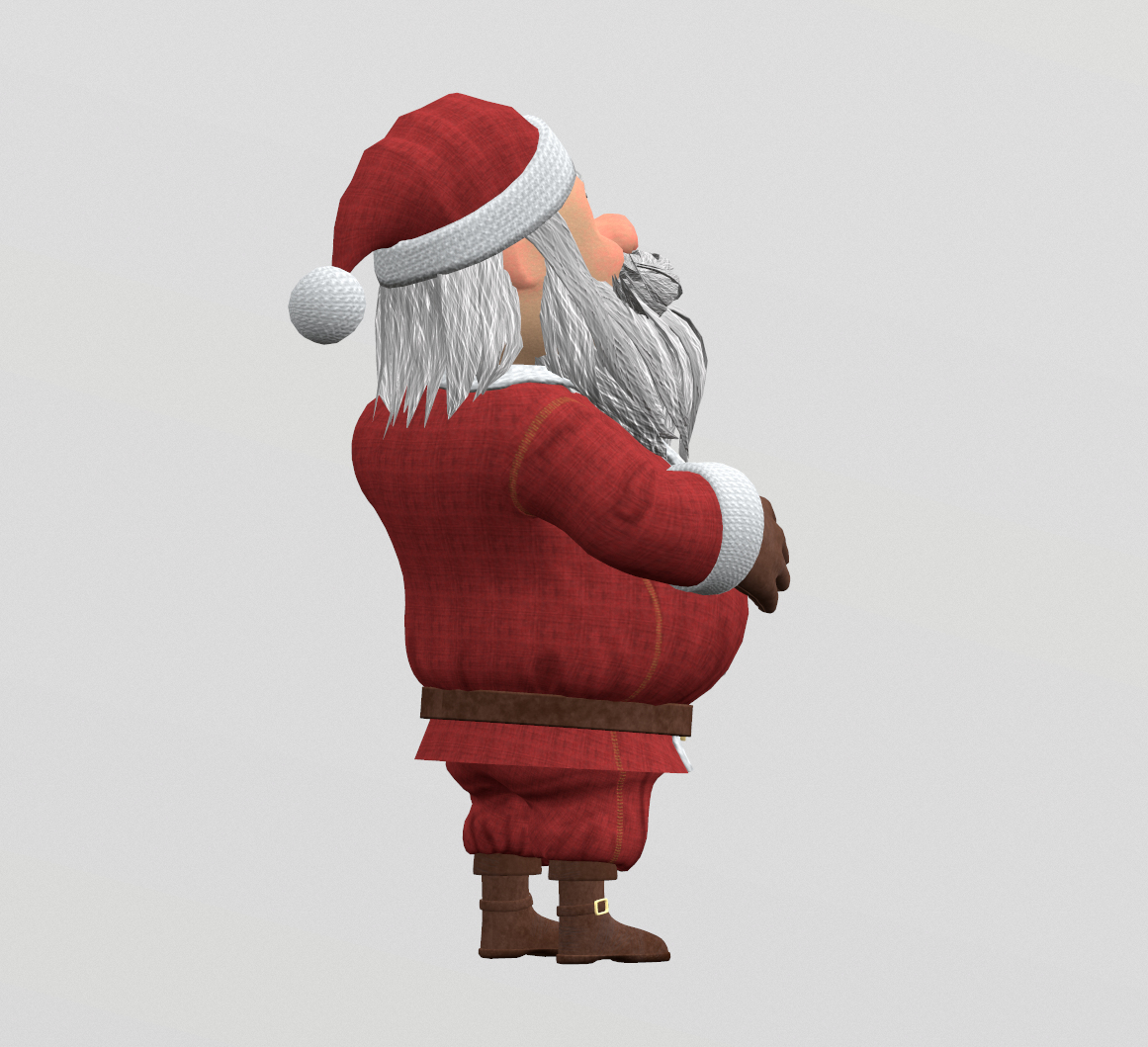Santa clause character rigging 3D model - TurboSquid 1326220