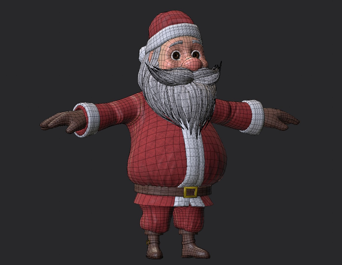 Santa Clause Character Rigging 3D Model - TurboSquid 1326220