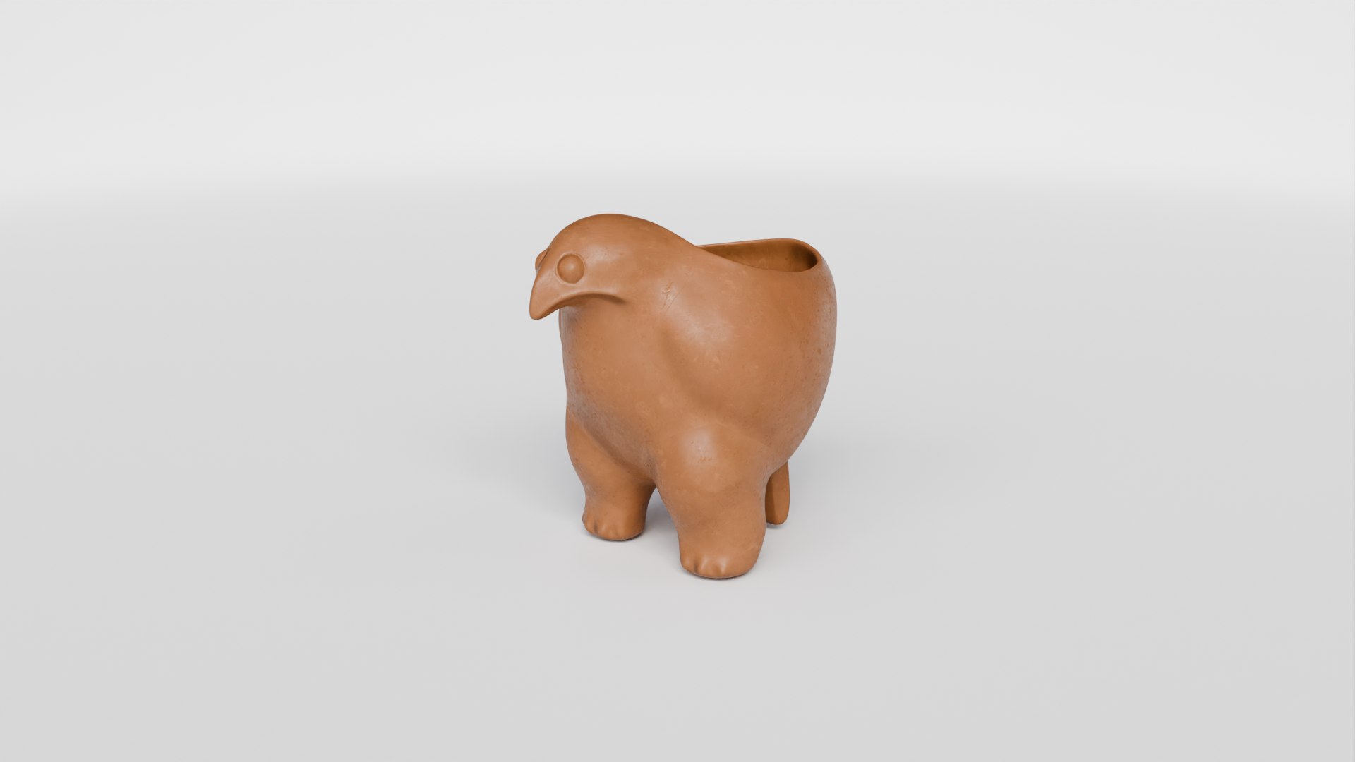 3D Neolithic Eagle Shaped Pottery Ding China - TurboSquid 2182452