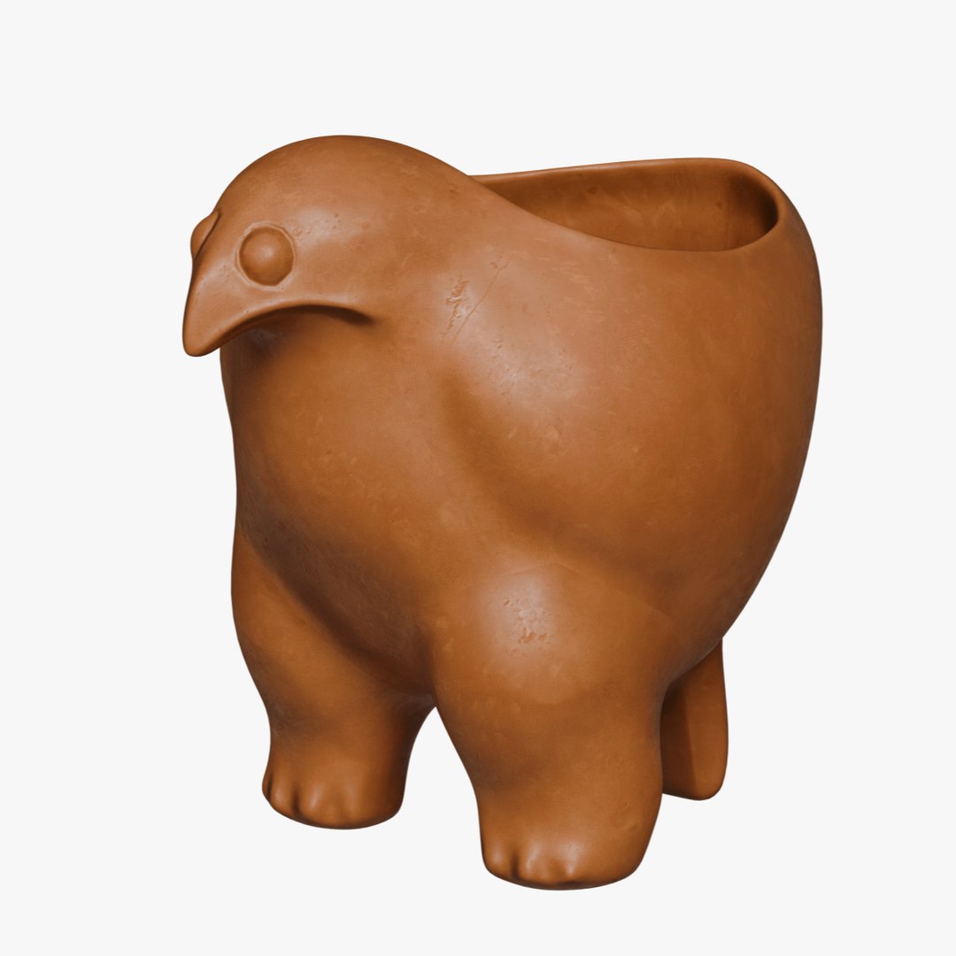 3D Neolithic Eagle Shaped Pottery Ding China - TurboSquid 2182452