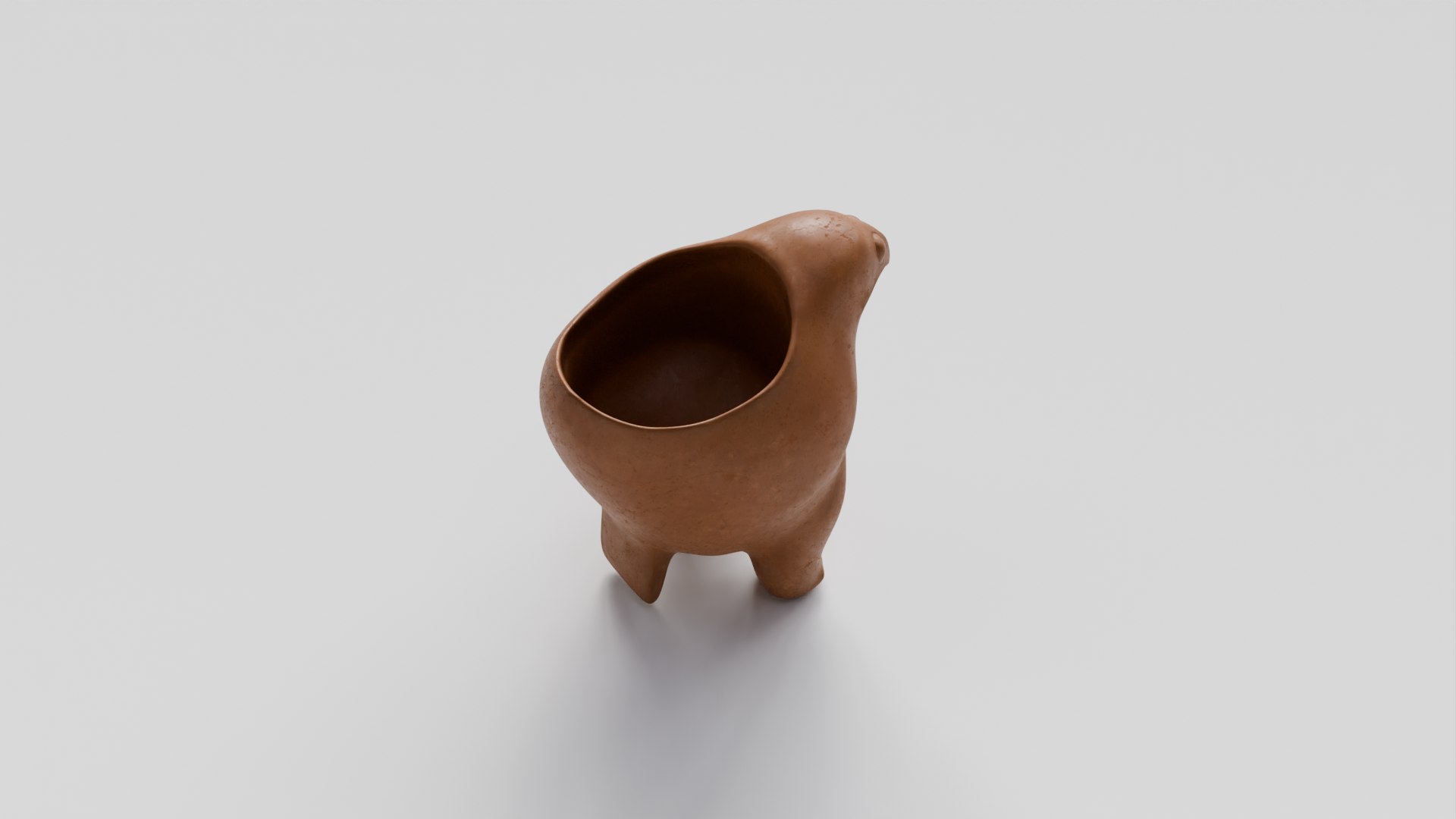 3D Neolithic Eagle Shaped Pottery Ding China - TurboSquid 2182452
