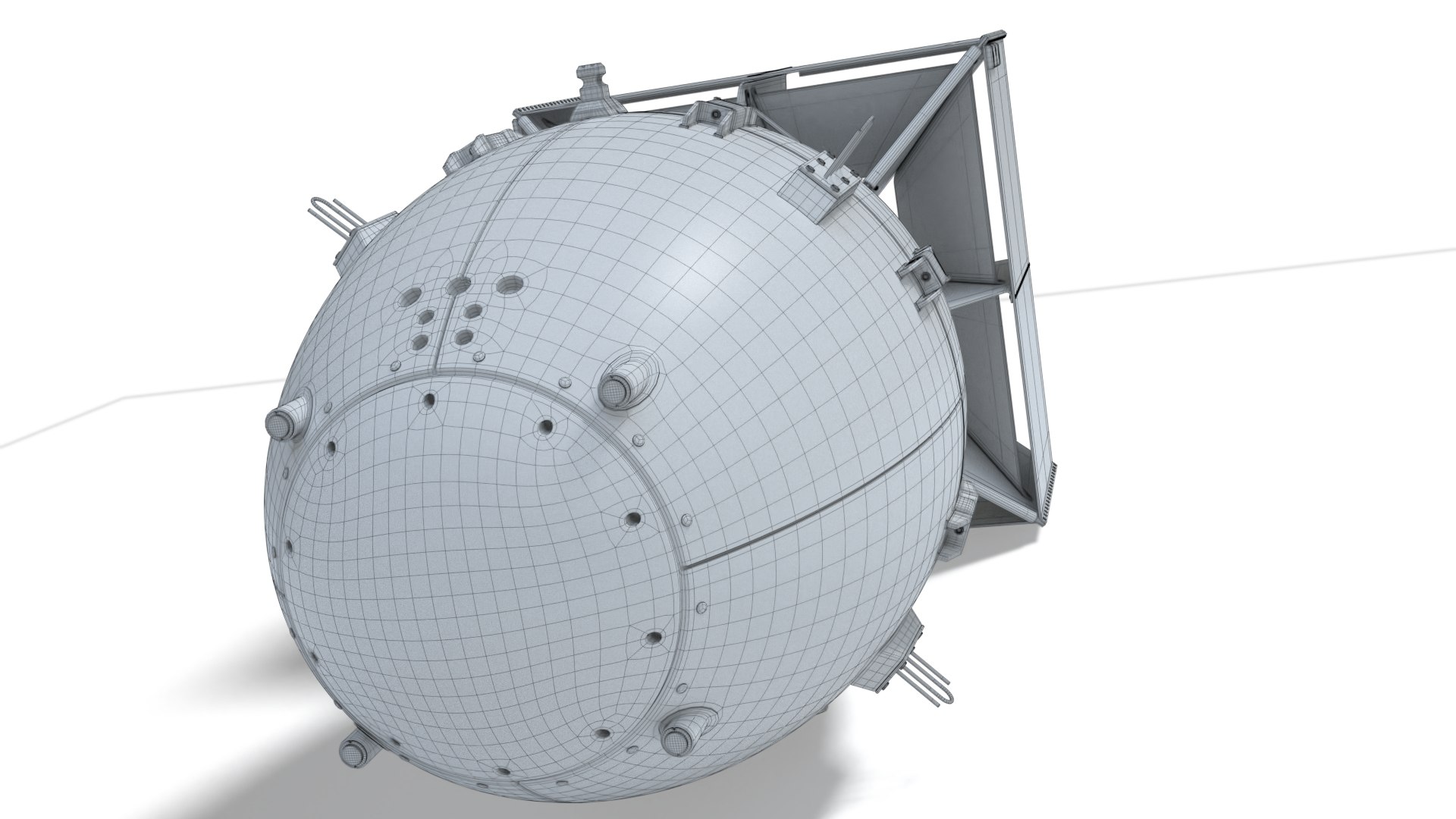 3D Model Fatman Bomb - TurboSquid 1155462