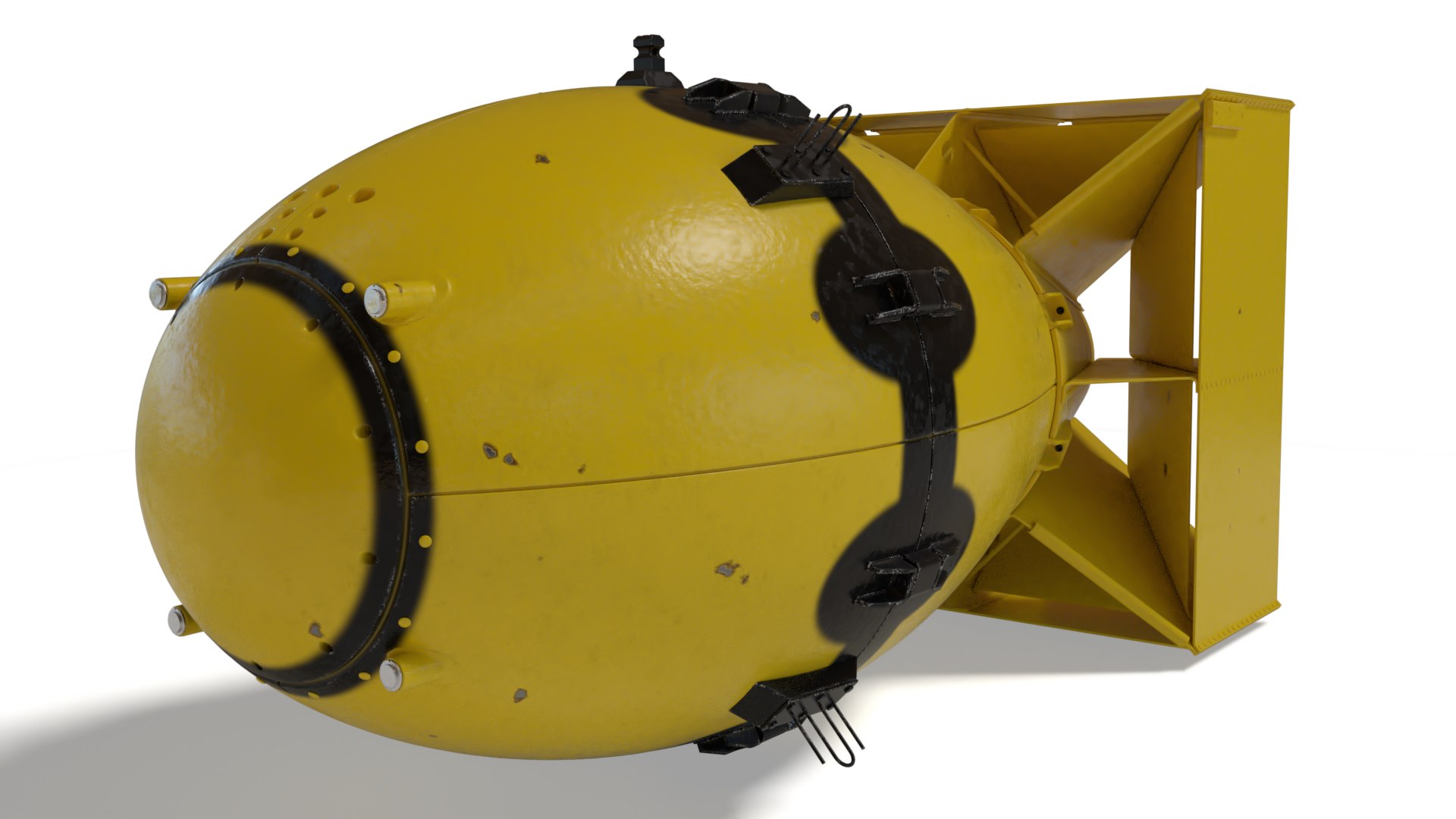 3D Model Fatman Bomb - TurboSquid 1155462