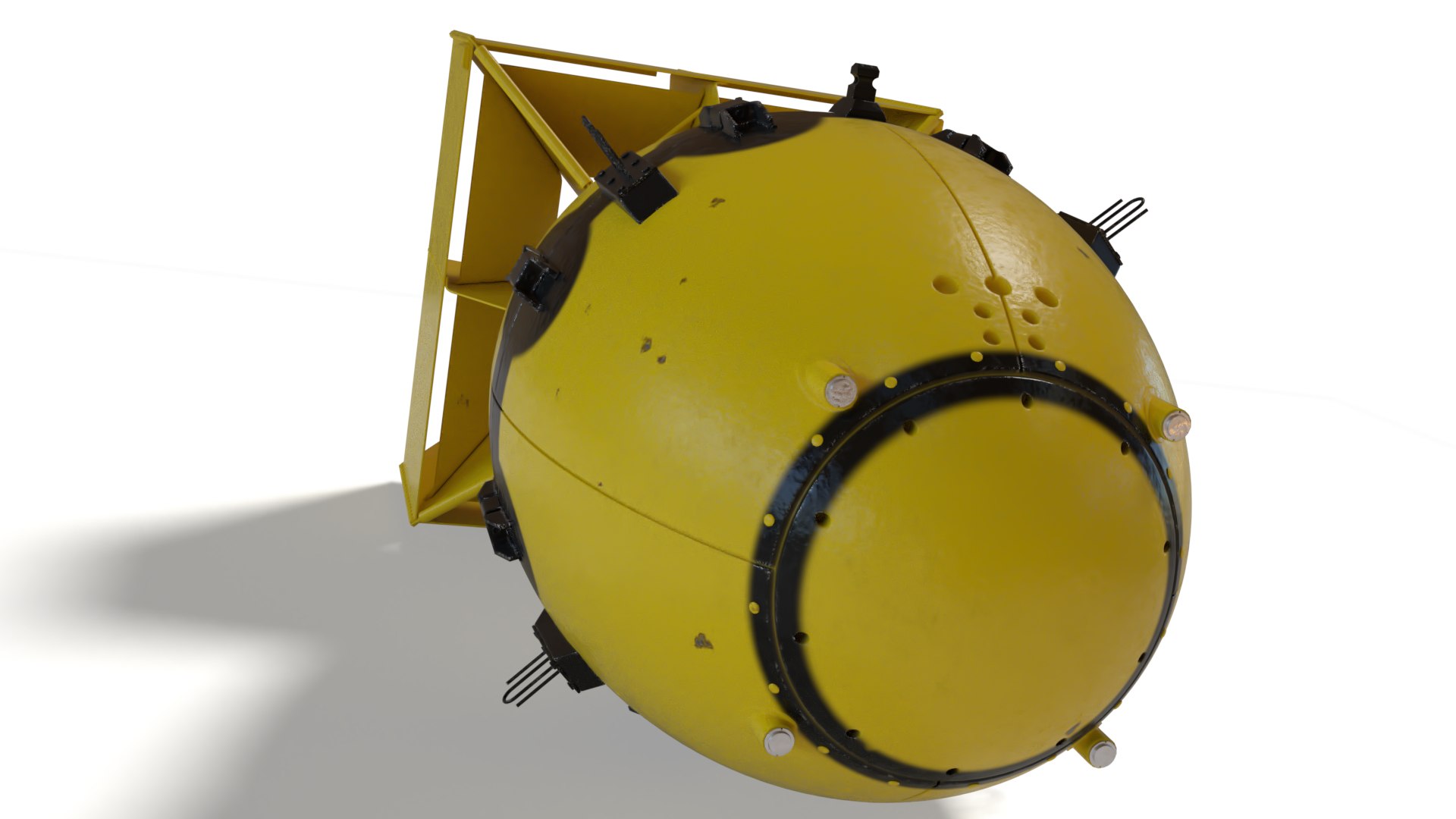 3D Model Fatman Bomb - TurboSquid 1155462