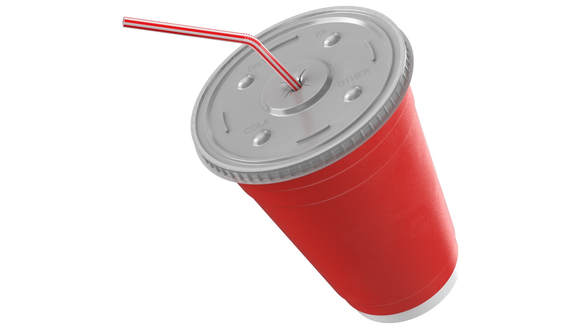 Dry Red Soda Cup Model - TurboSquid 1970902