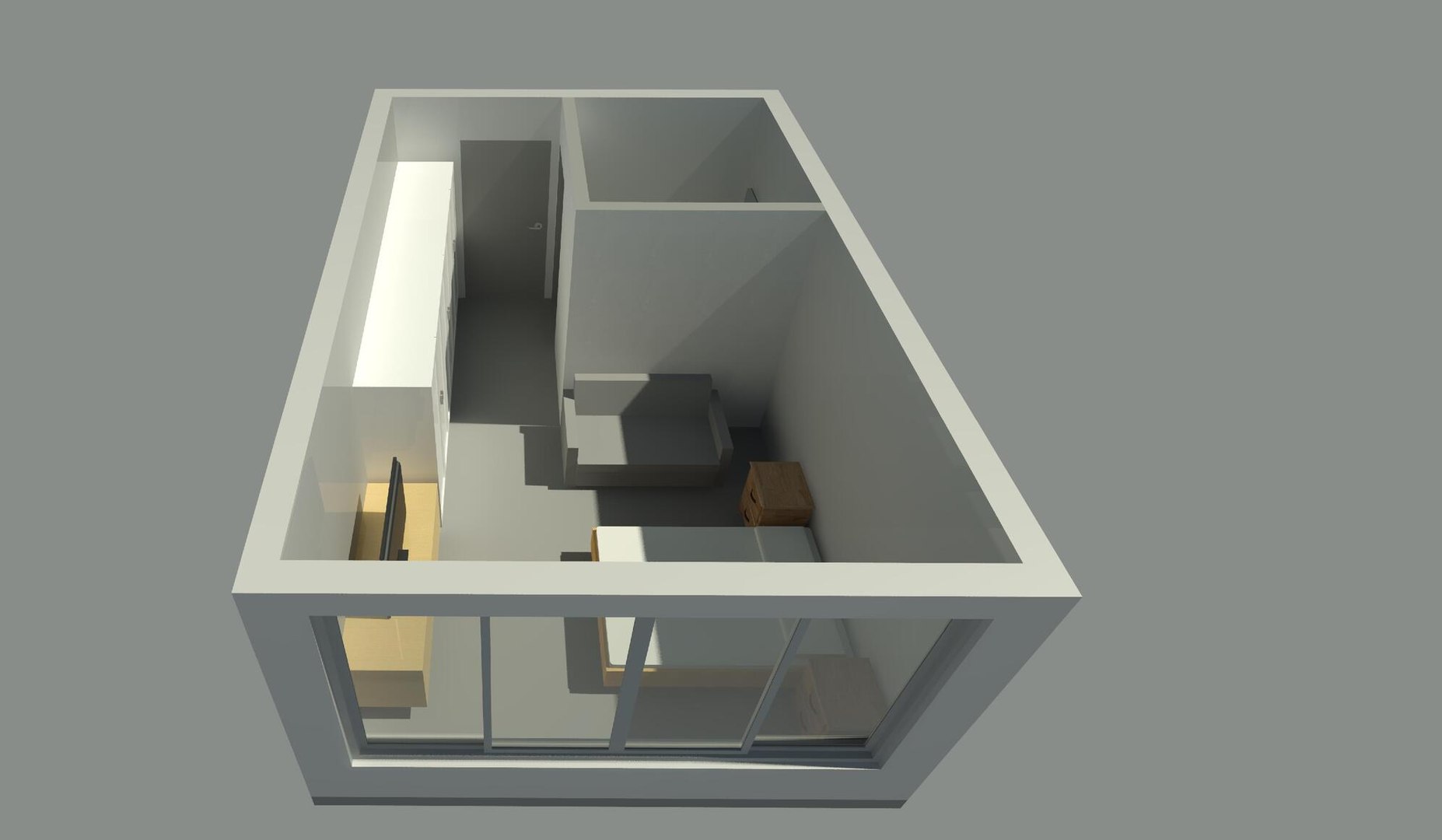 3D Simple Room By REVIT 25R01 Model - TurboSquid 2409020