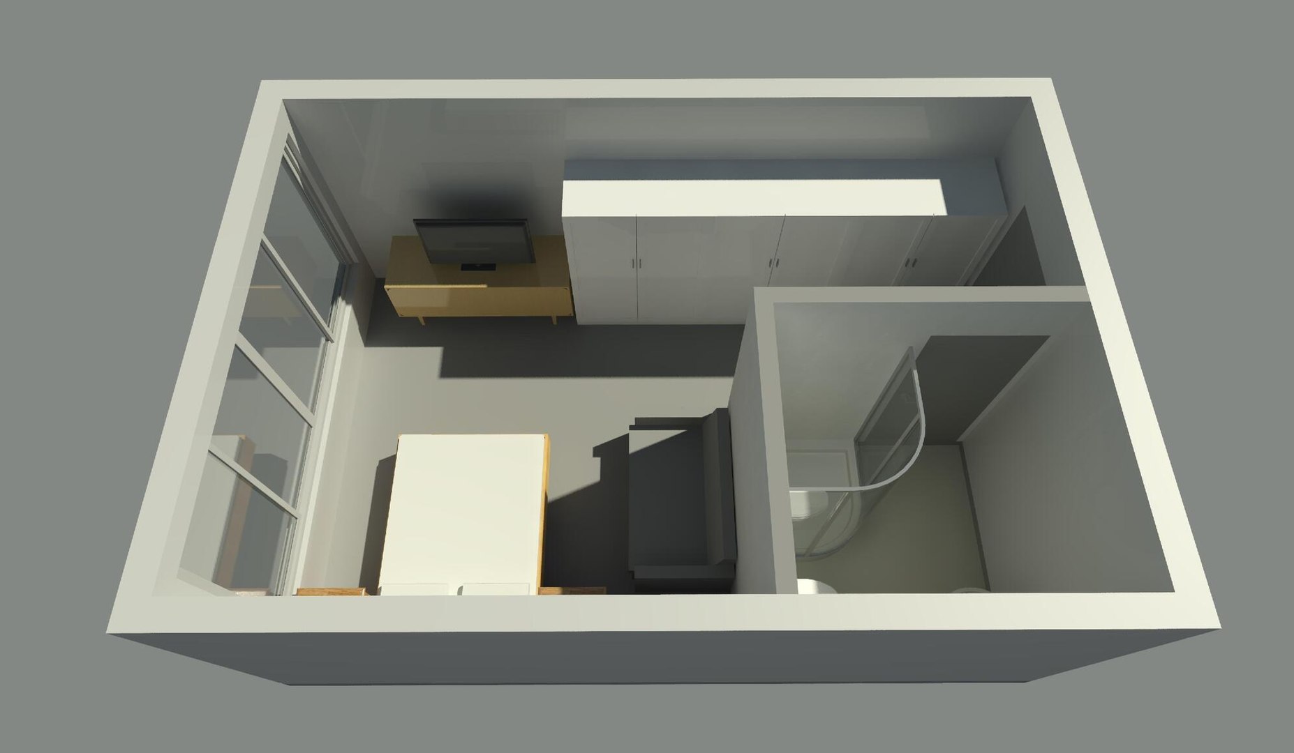 3D Simple Room By REVIT 25R01 Model - TurboSquid 2409020
