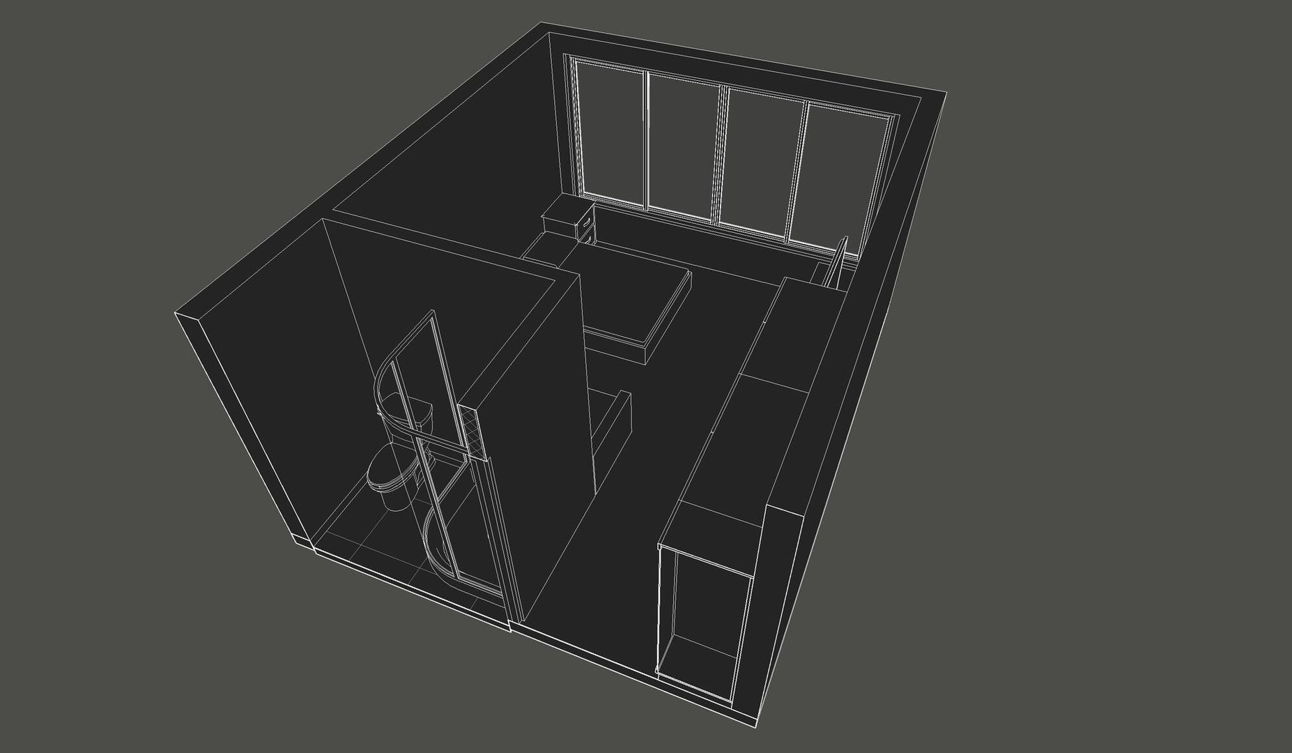 3D Simple Room By REVIT 25R01 Model - TurboSquid 2409020