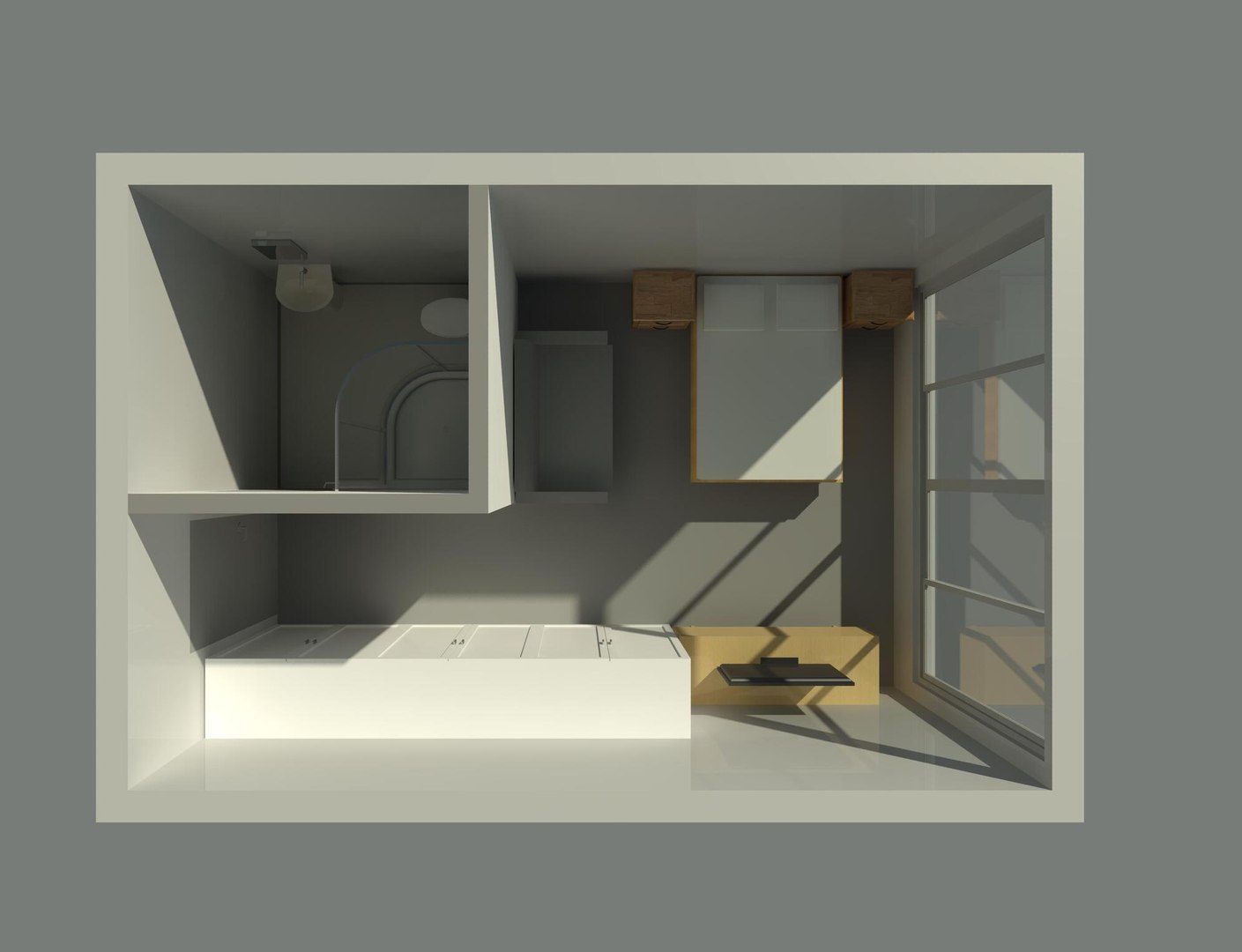 3D Simple Room By REVIT 25R01 Model - TurboSquid 2409020