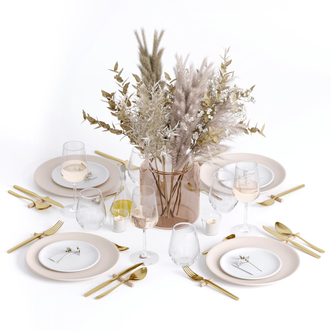 Tableware 02 3D Model - TurboSquid 1879372