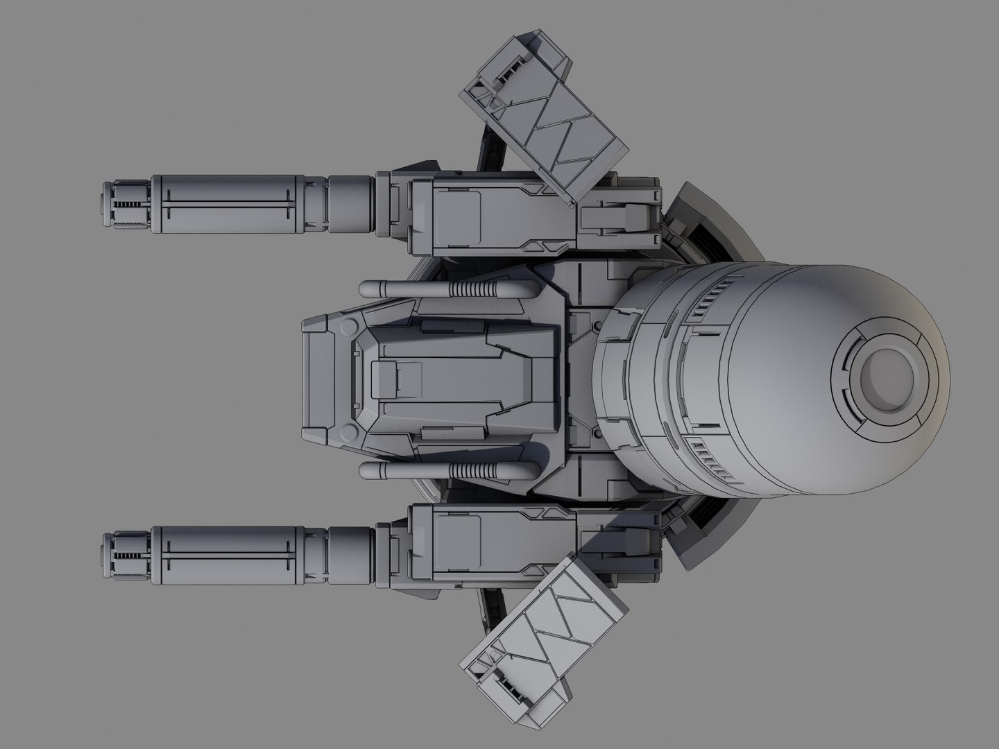 3D Turret Model - TurboSquid 1426270