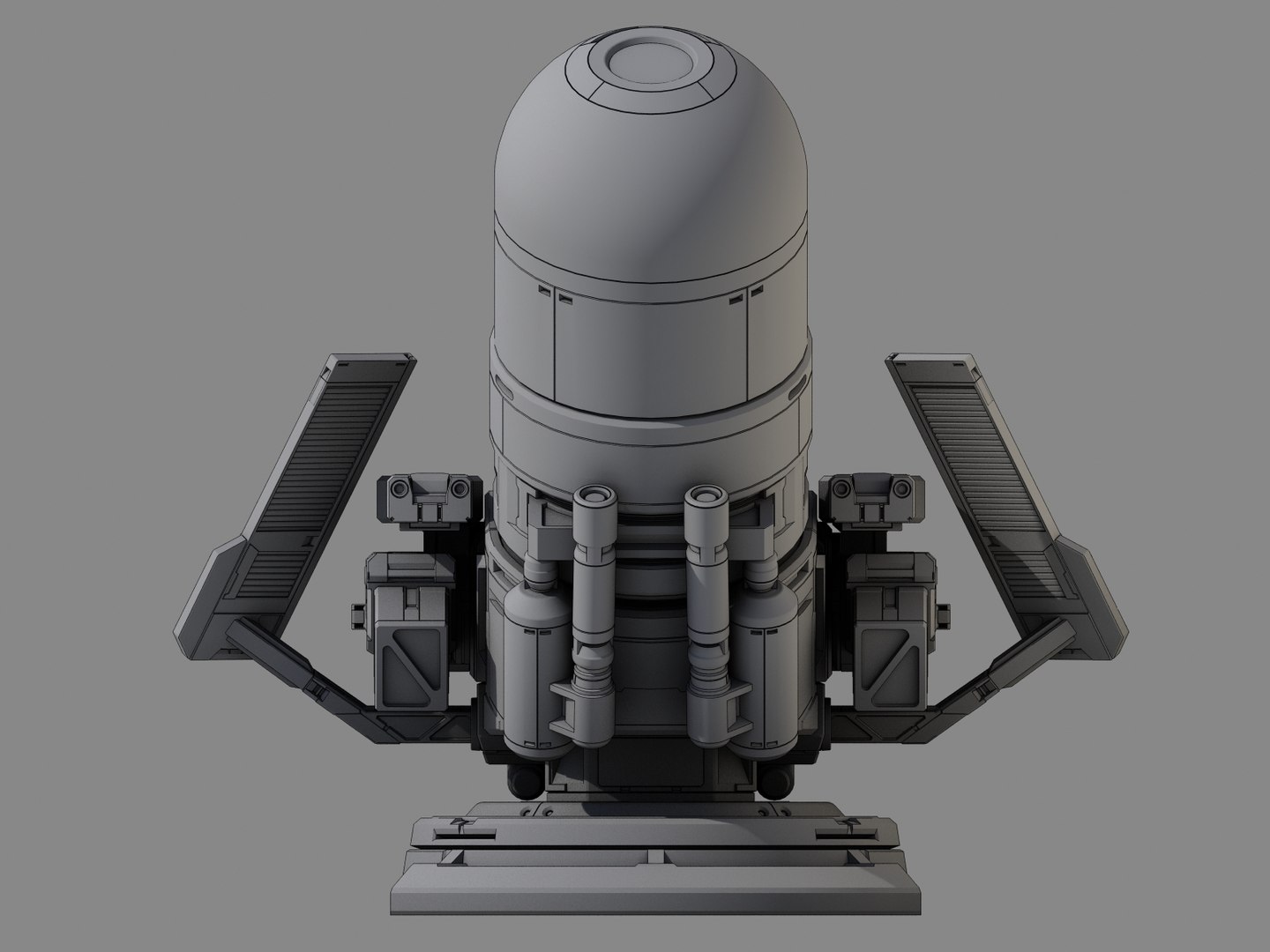 3D Turret Model - TurboSquid 1426270