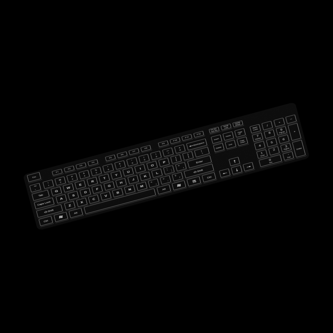 3d Backlit Keyboard