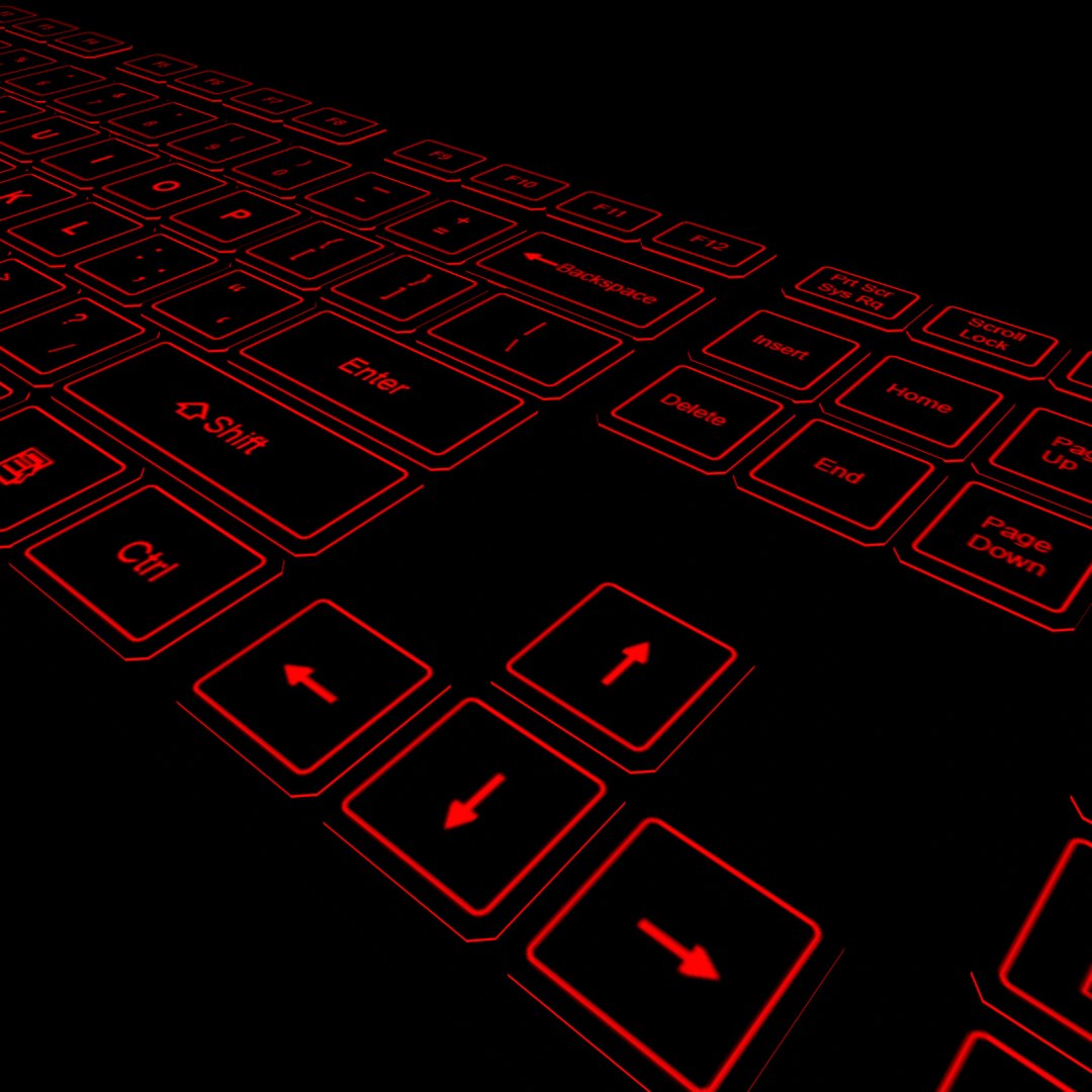 3d Backlit Keyboard
