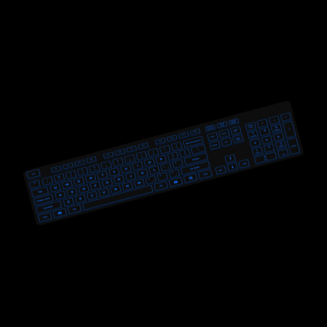 3d Backlit Keyboard