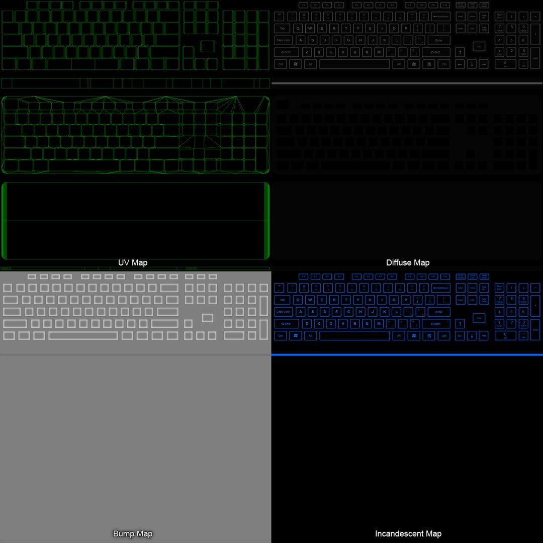 3d Backlit Keyboard