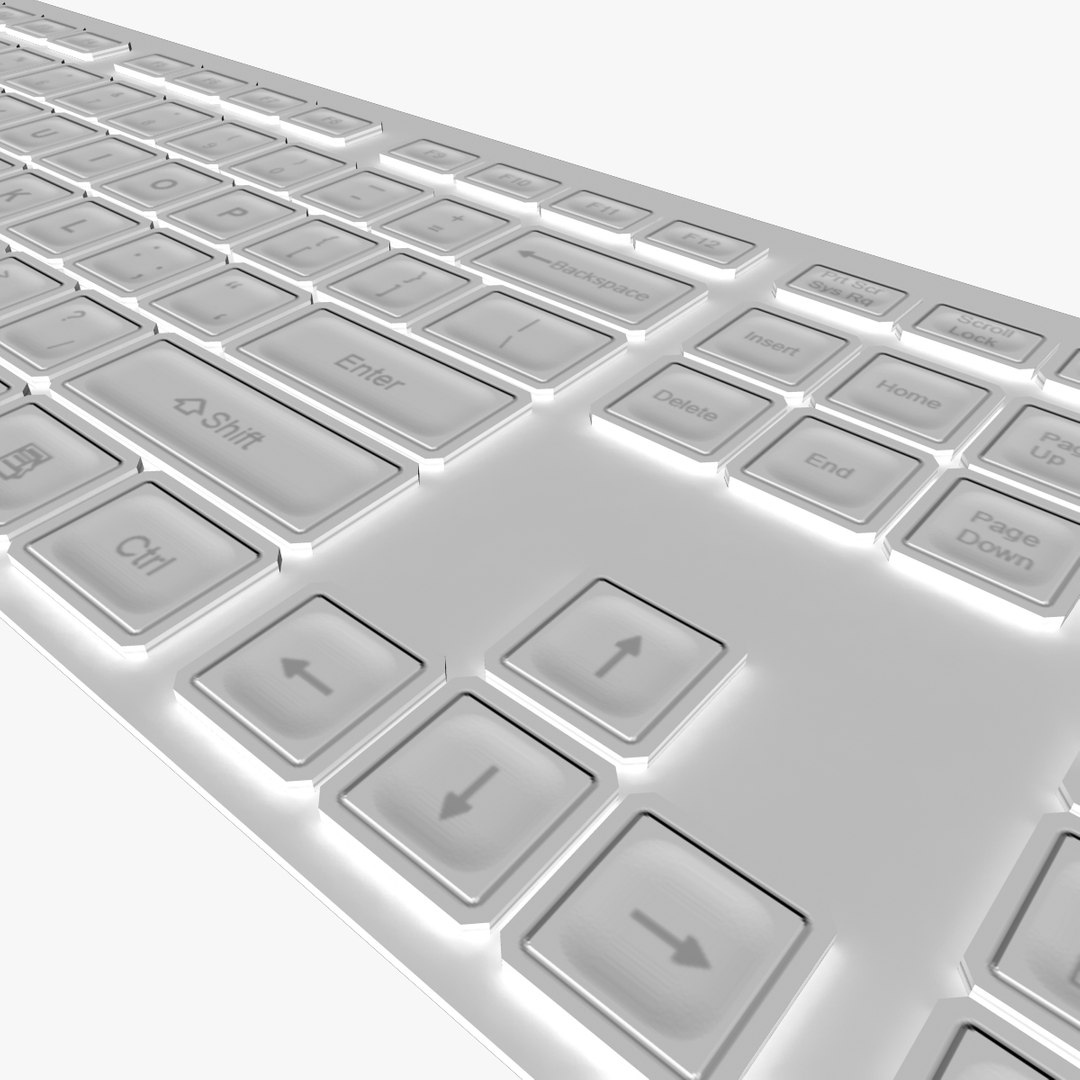 3d Backlit Keyboard