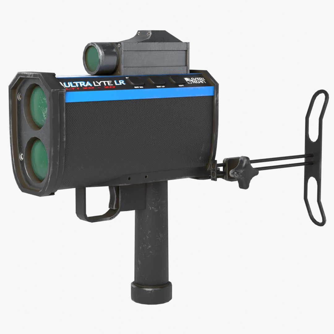 3D Laser Speed Gun - TurboSquid 1870707