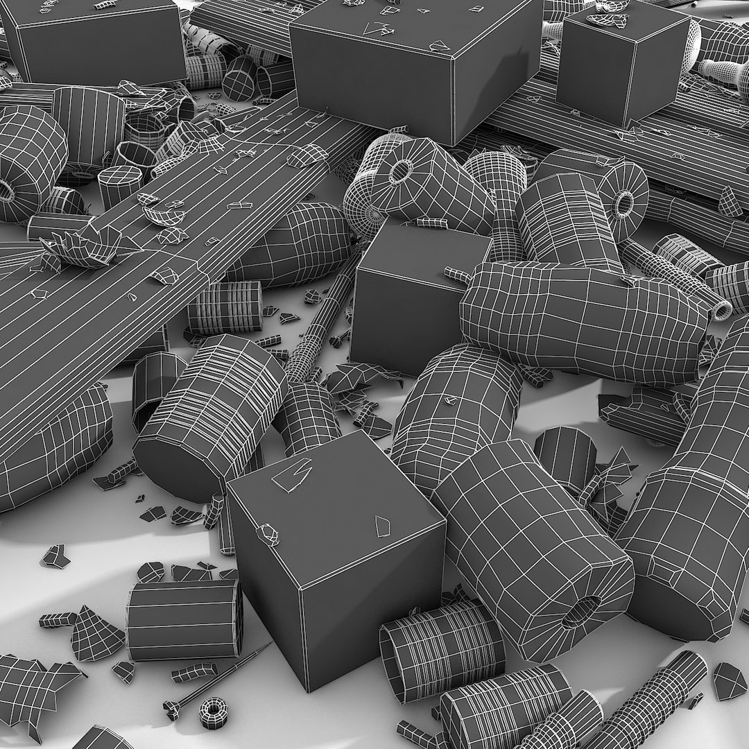 3d Debris Model