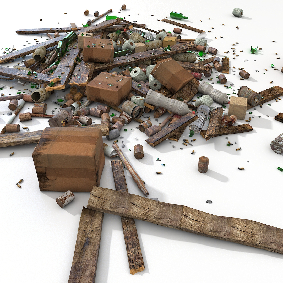 3d debris model