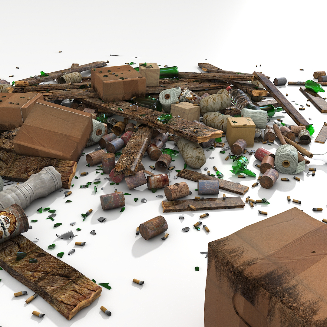 3d debris model