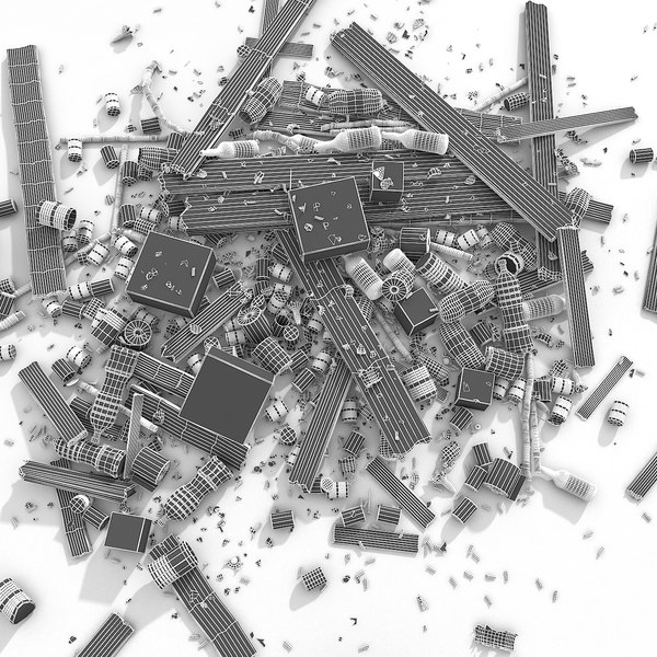 3d debris model