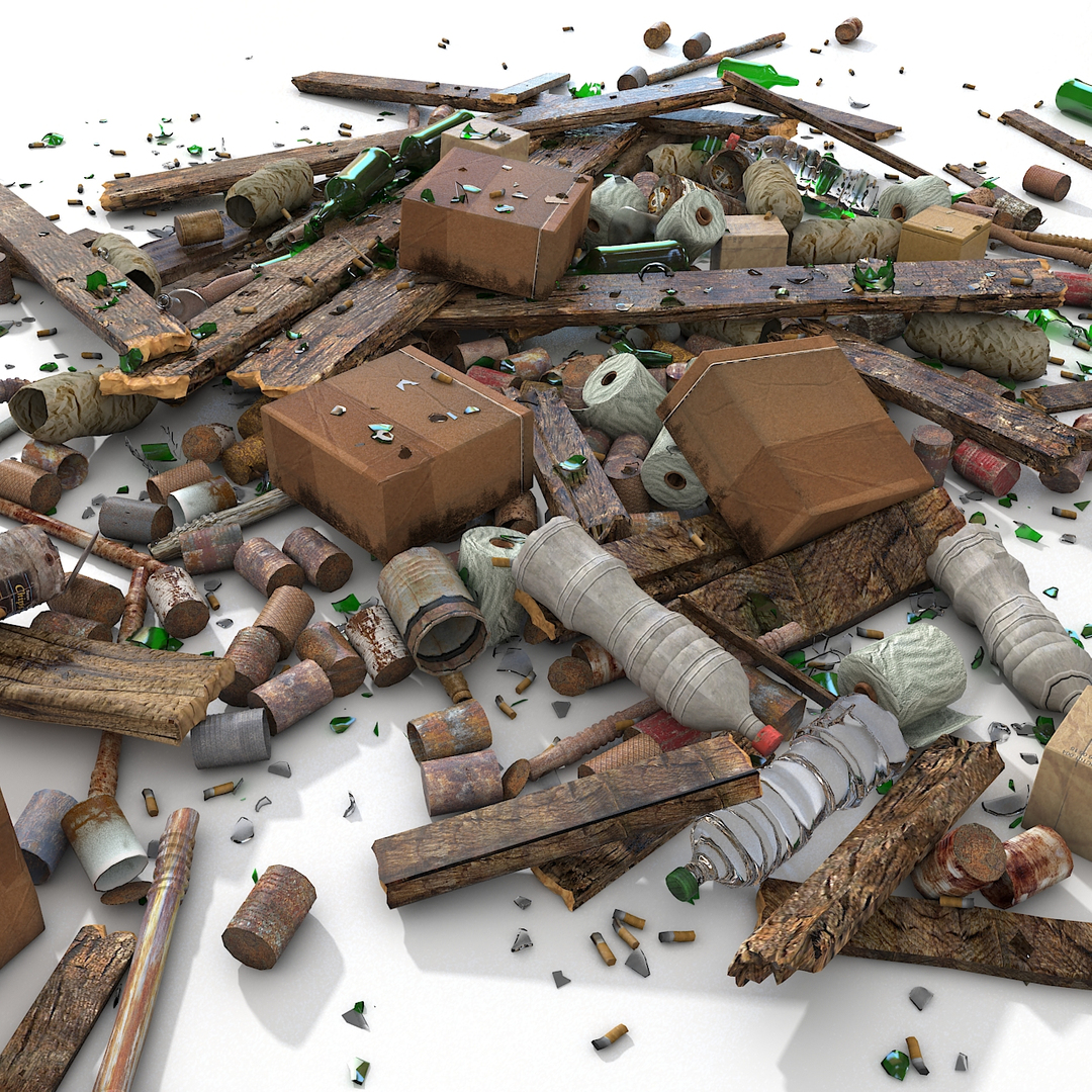 3d debris model