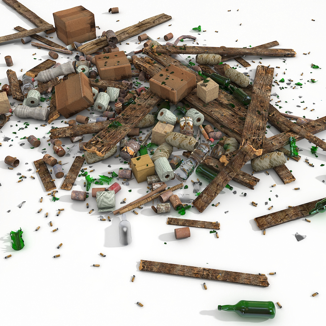 3d debris model