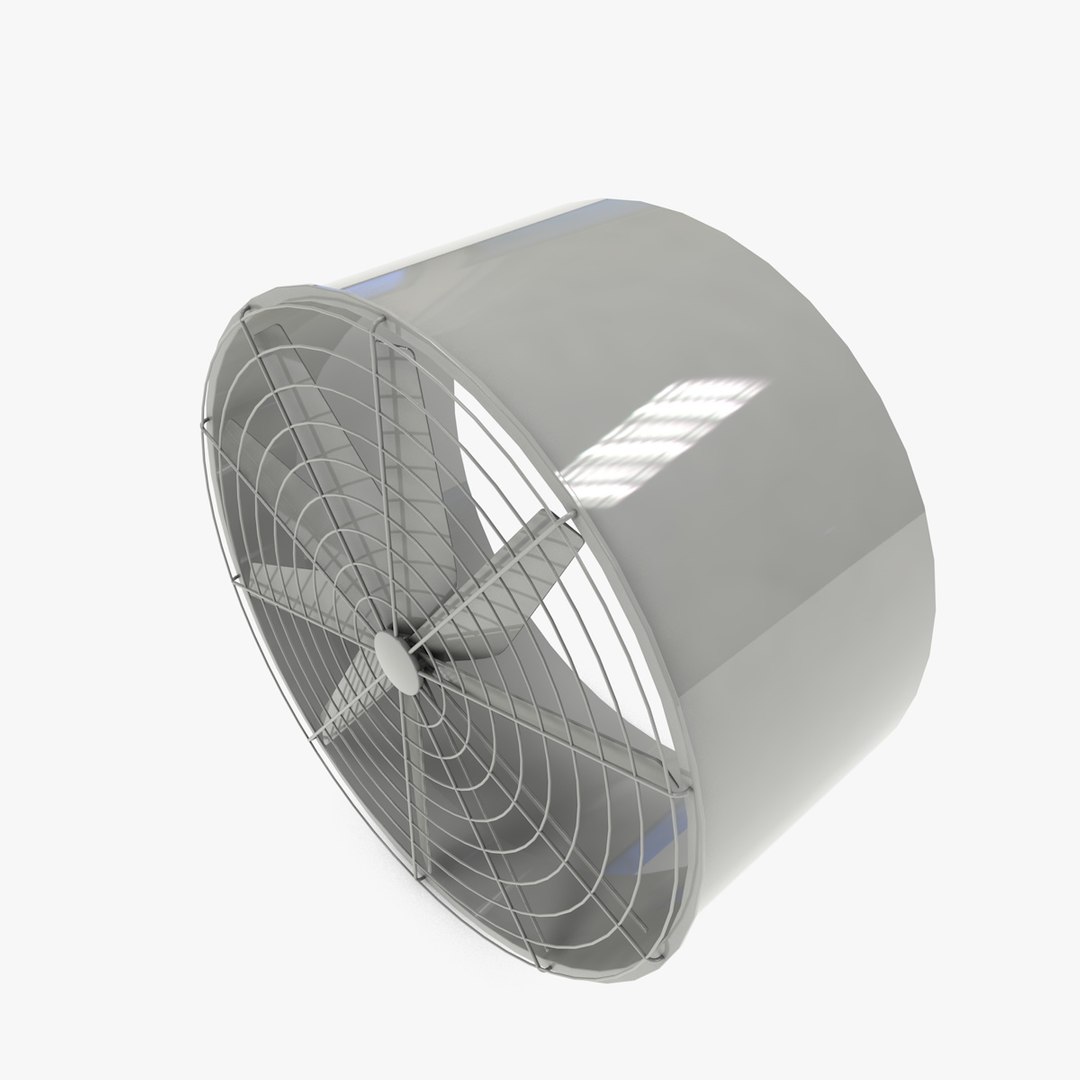 big industrial fan 3d 3ds