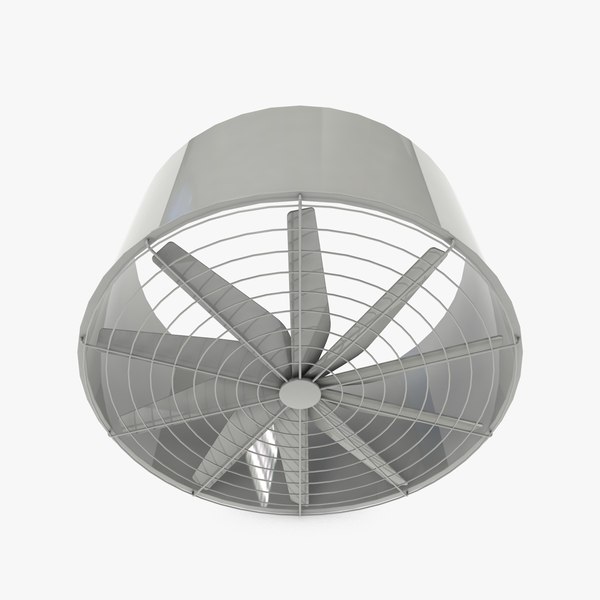 big industrial fan 3d 3ds