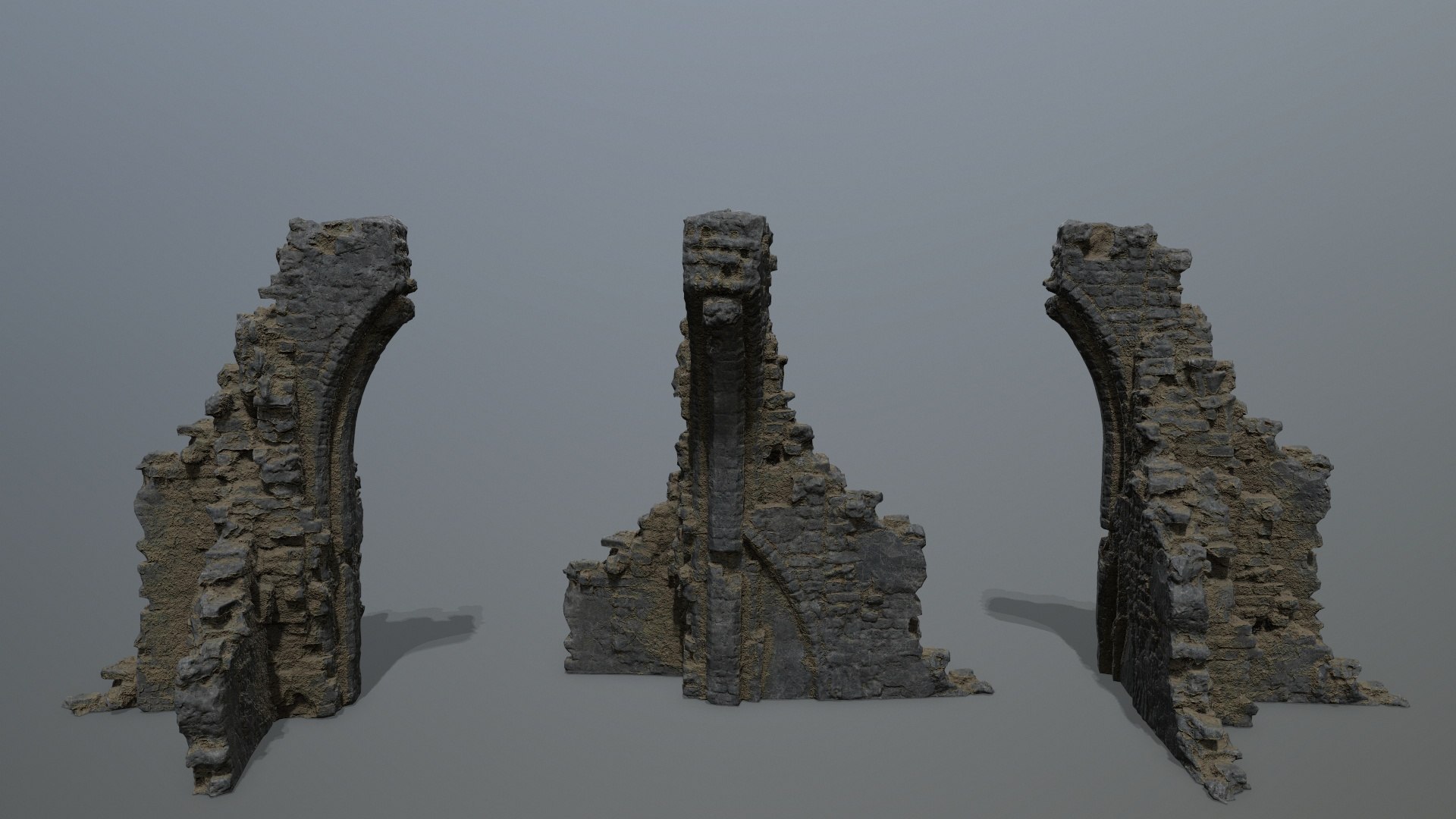 Old Ruins Model - TurboSquid 2349969