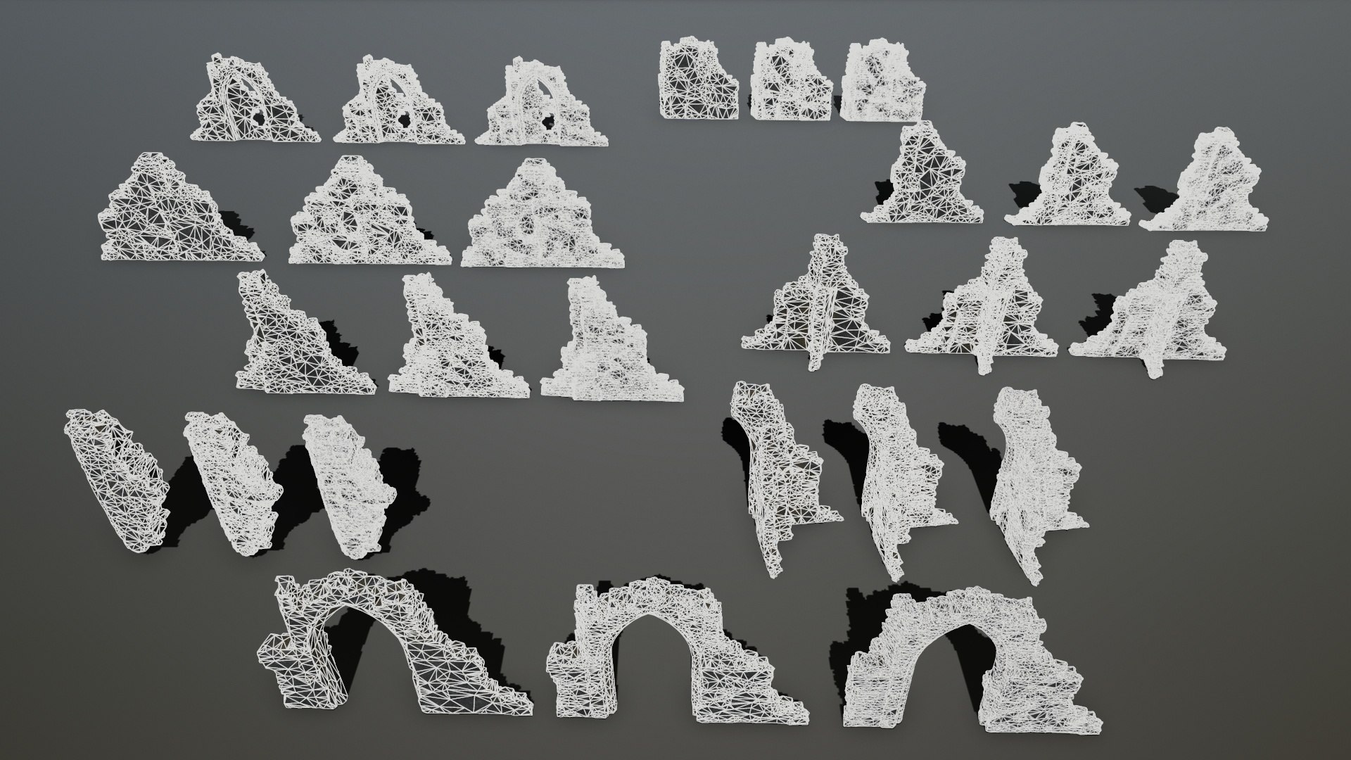 Old Ruins Model - TurboSquid 2349969