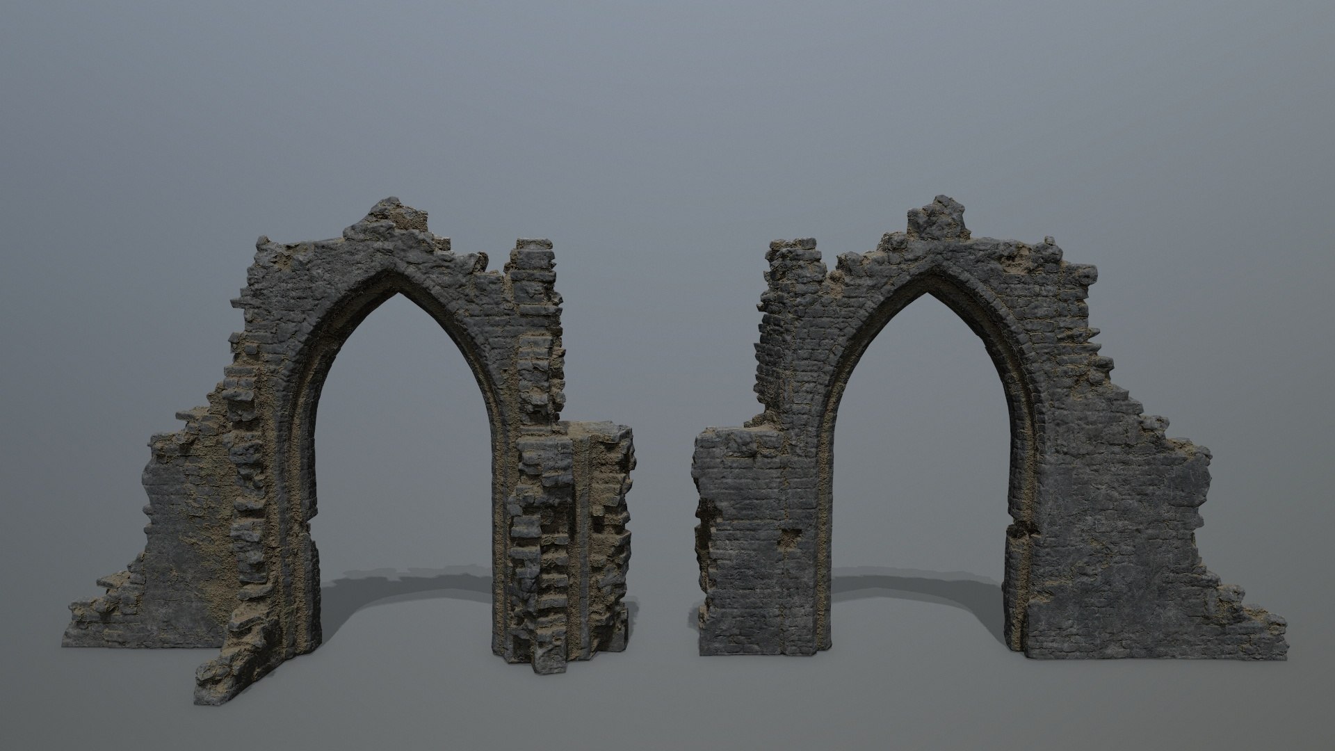 Old Ruins Model - TurboSquid 2349969