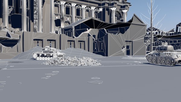 modelo 3d Reichstag de Berlín 1945 - TurboSquid 1615049