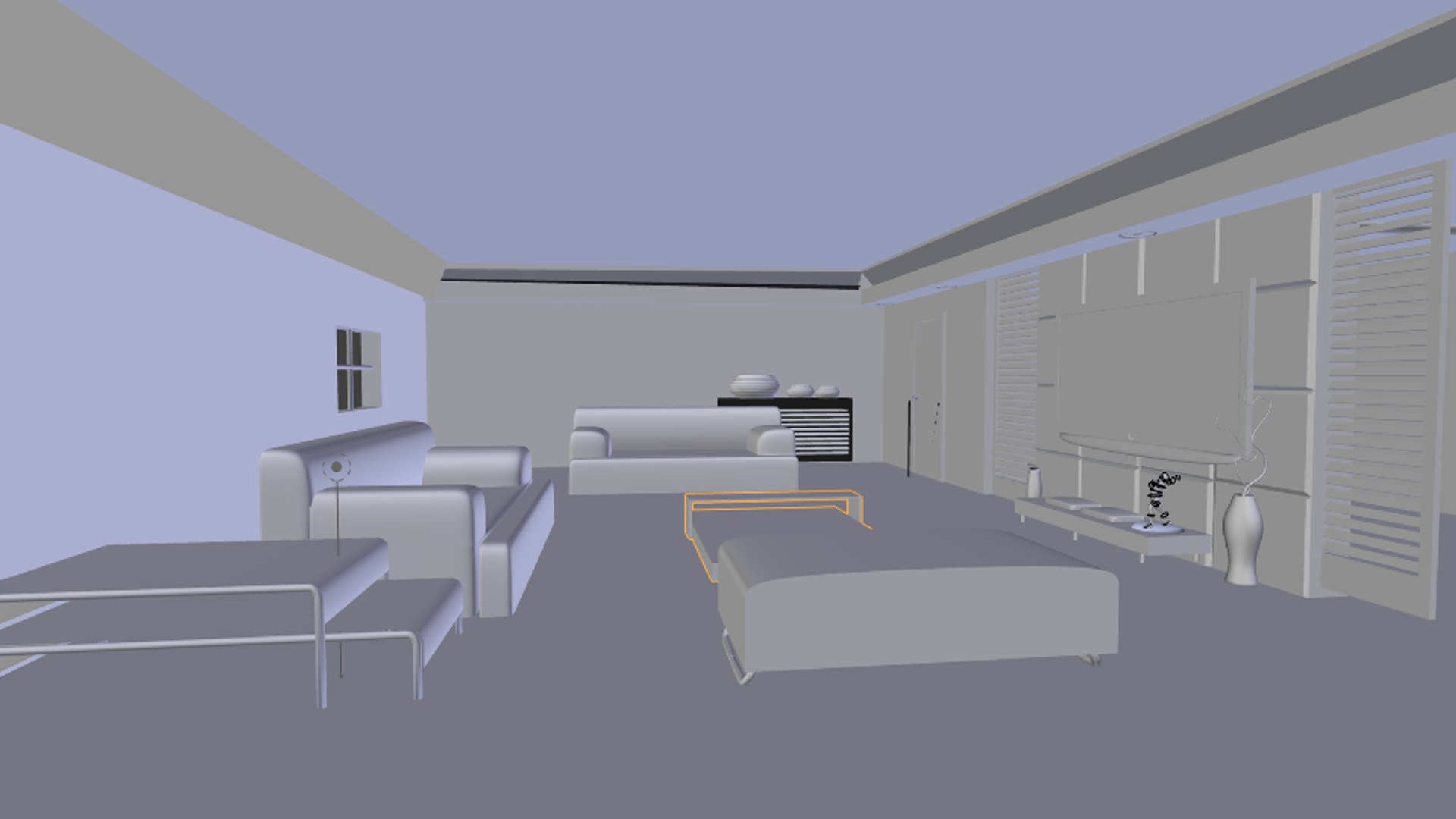 Interior House 3d Model
