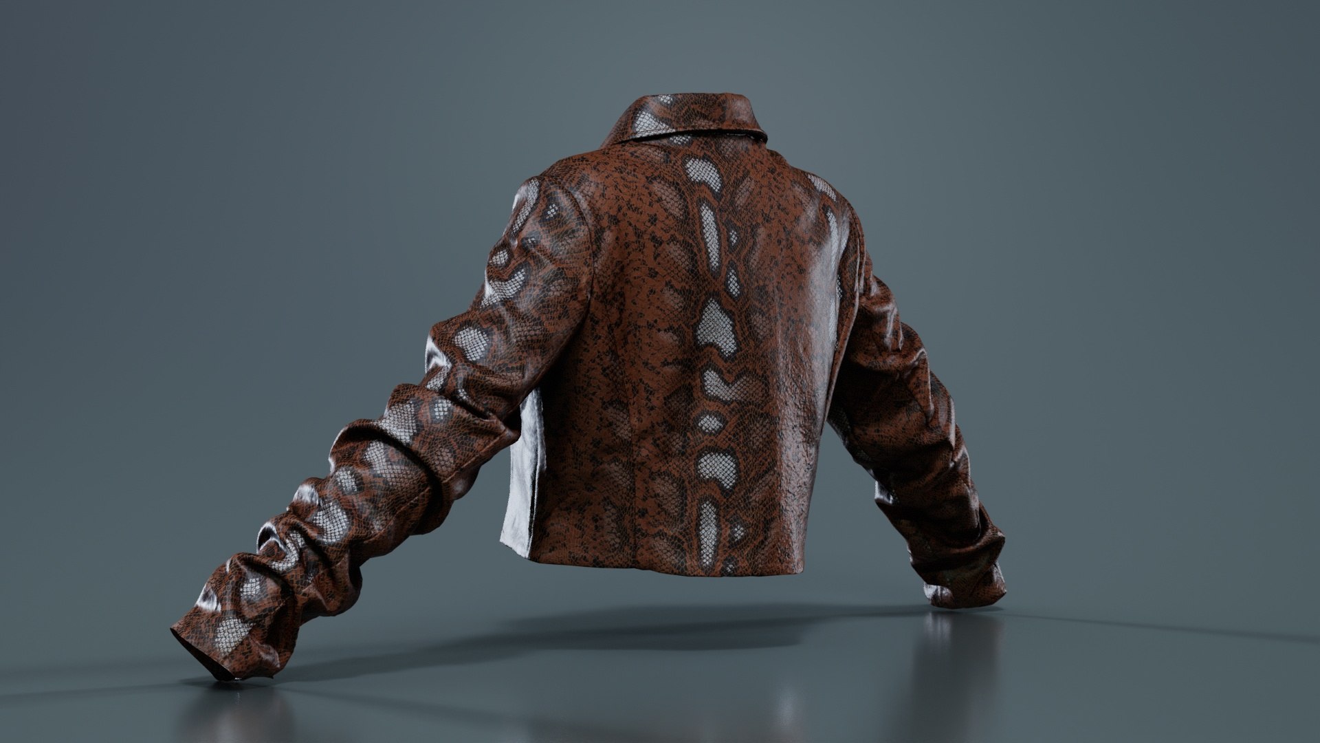 3D Brown Snake Jacket Remastered - TurboSquid 2361379