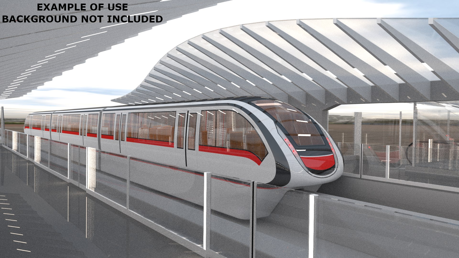 Monorail Stations Collection 3D - TurboSquid 1993446