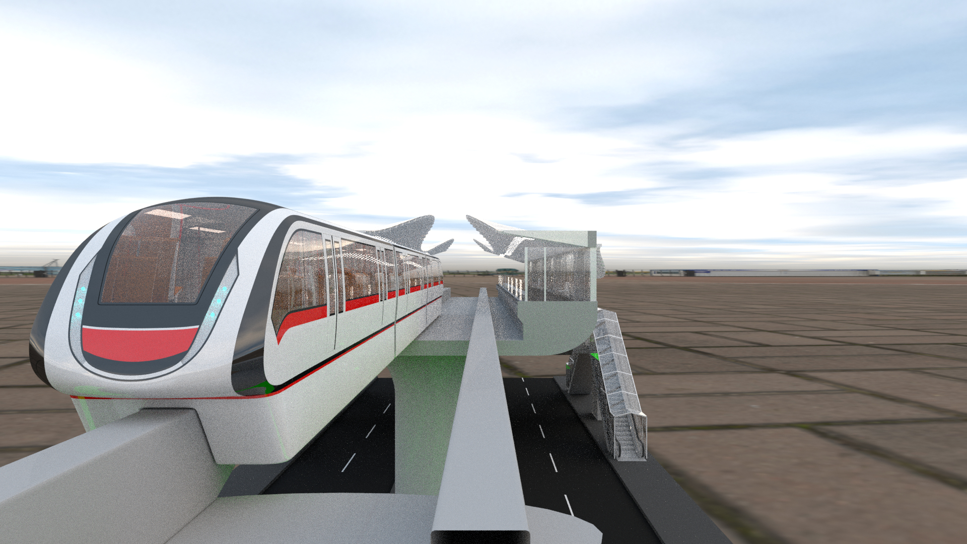 Monorail Stations Collection 3D - TurboSquid 1993446