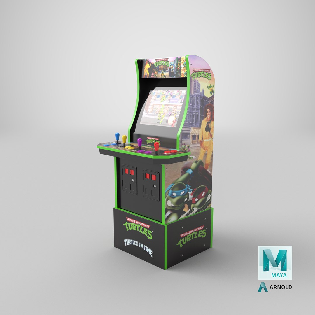 3D TMNT Arcade Game - TurboSquid 1973443