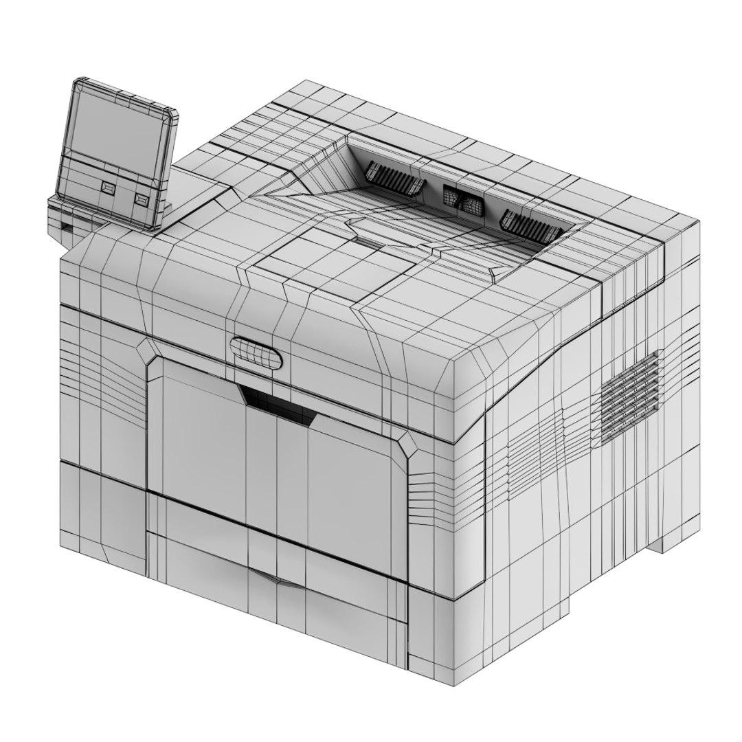Xerox Printer Model - TurboSquid 1209724