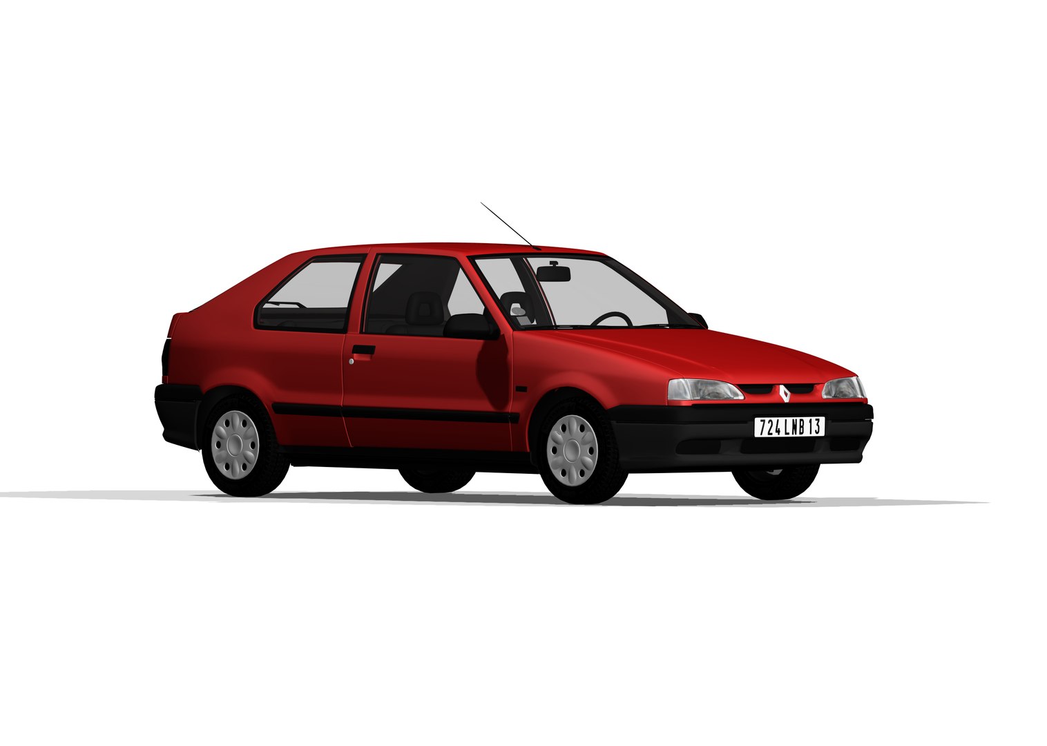 Renault 19 Commercial 3D Model - TurboSquid 2047293