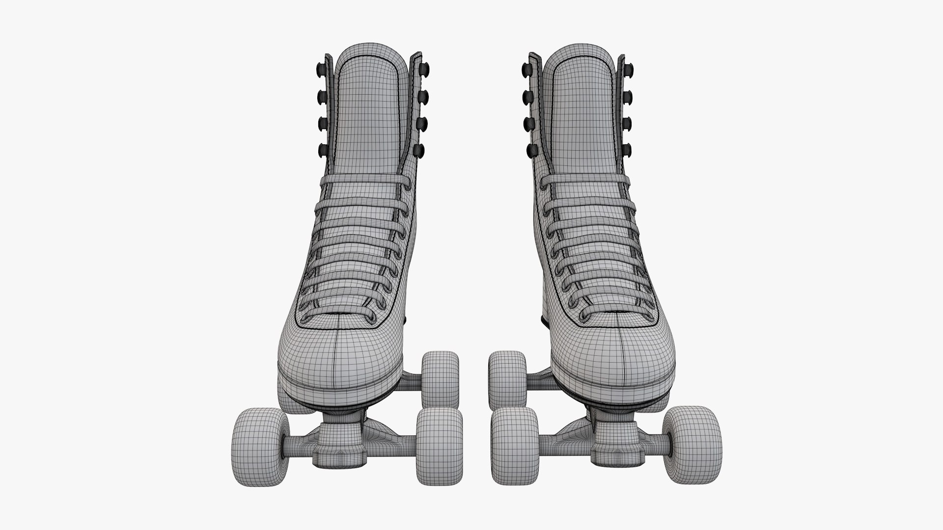 3D Quad Roller Boot - TurboSquid 1645736