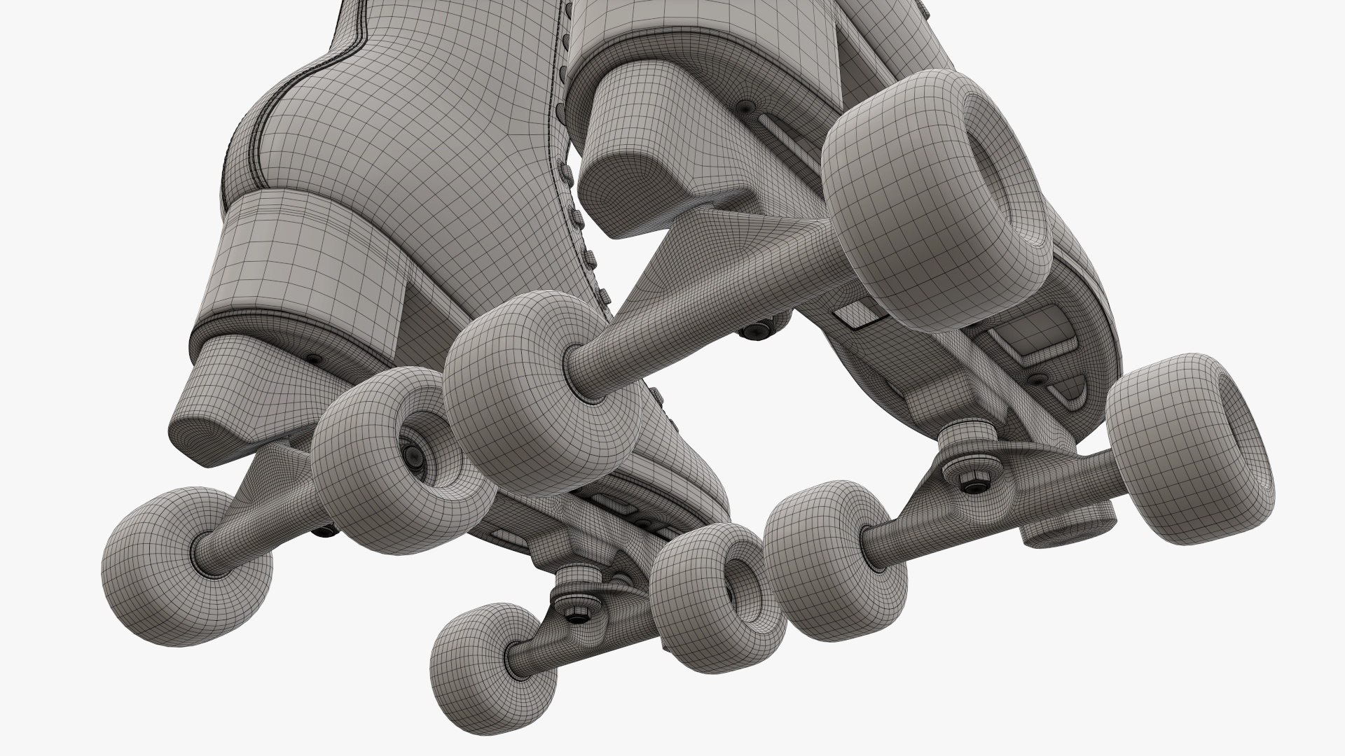 3D Quad Roller Boot - TurboSquid 1645736