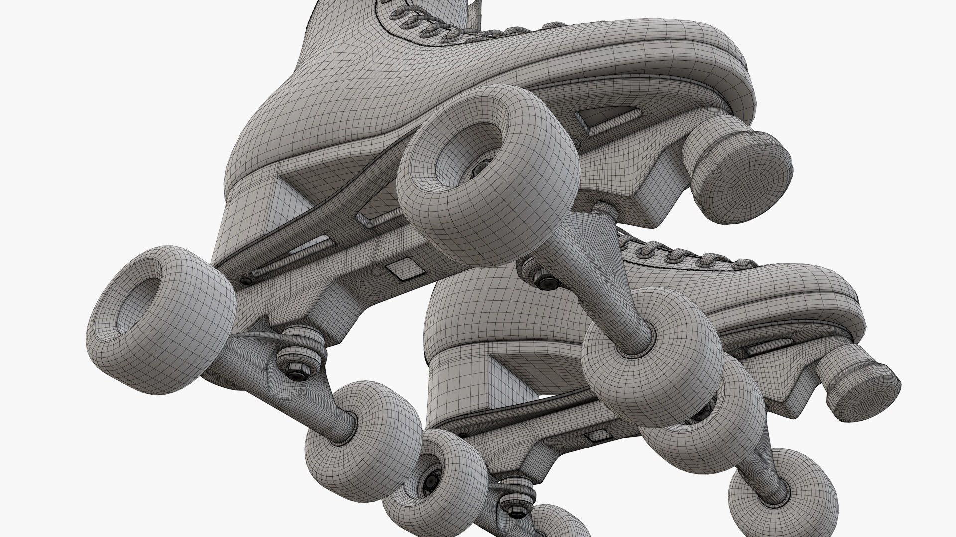 3D Quad Roller Boot - TurboSquid 1645736