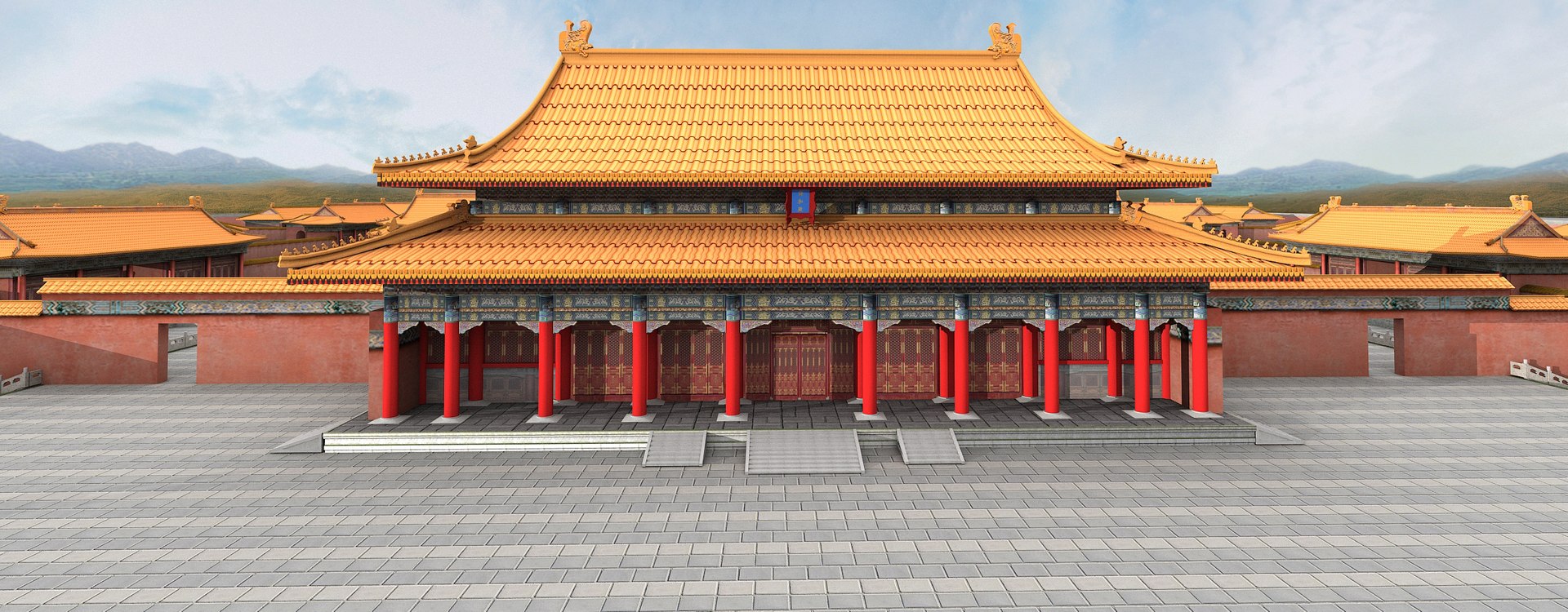 Forbidden City 3D Model - TurboSquid 1532659